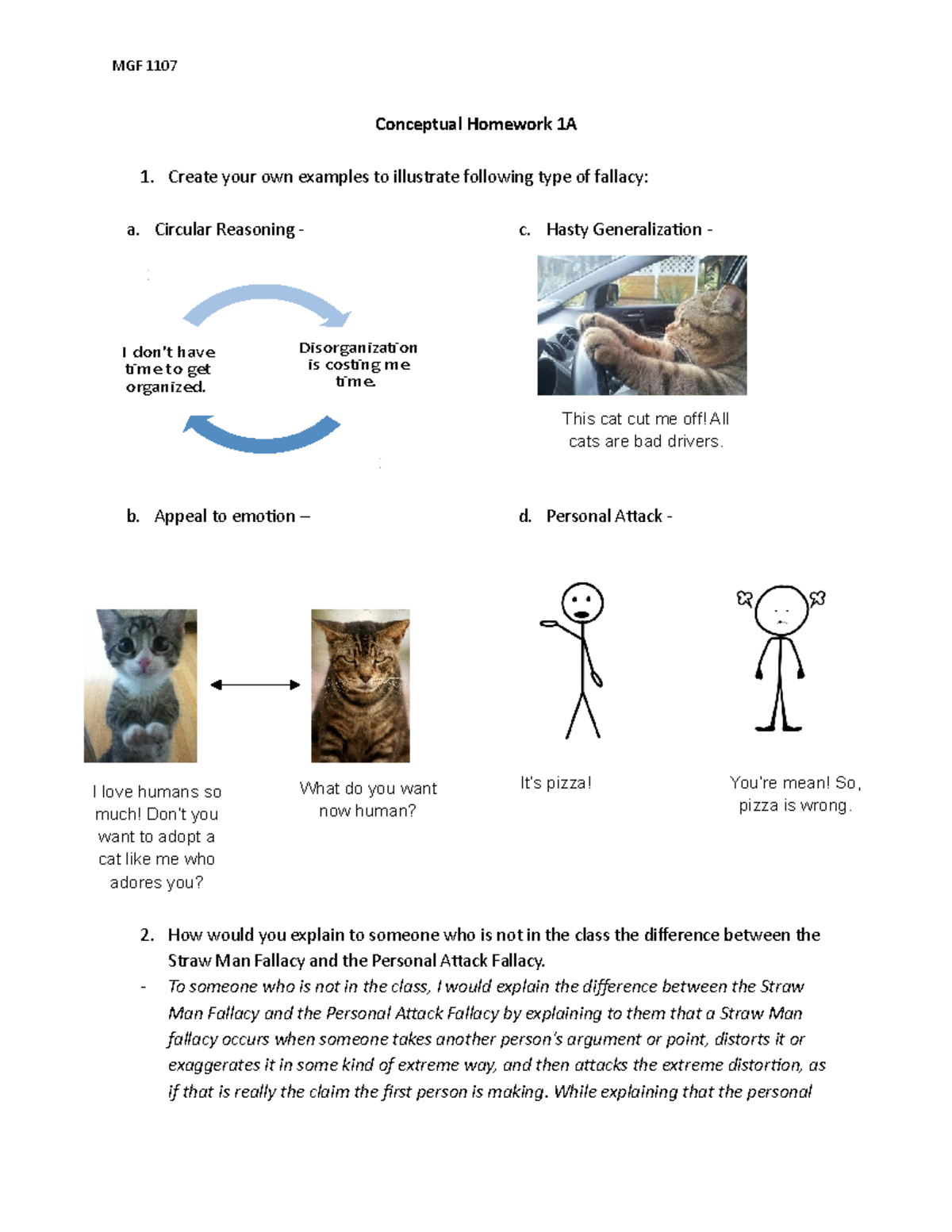 Conceptual HW 1A - COURSE WORK! - MGF 1107 Conceptual Homework 1A ...