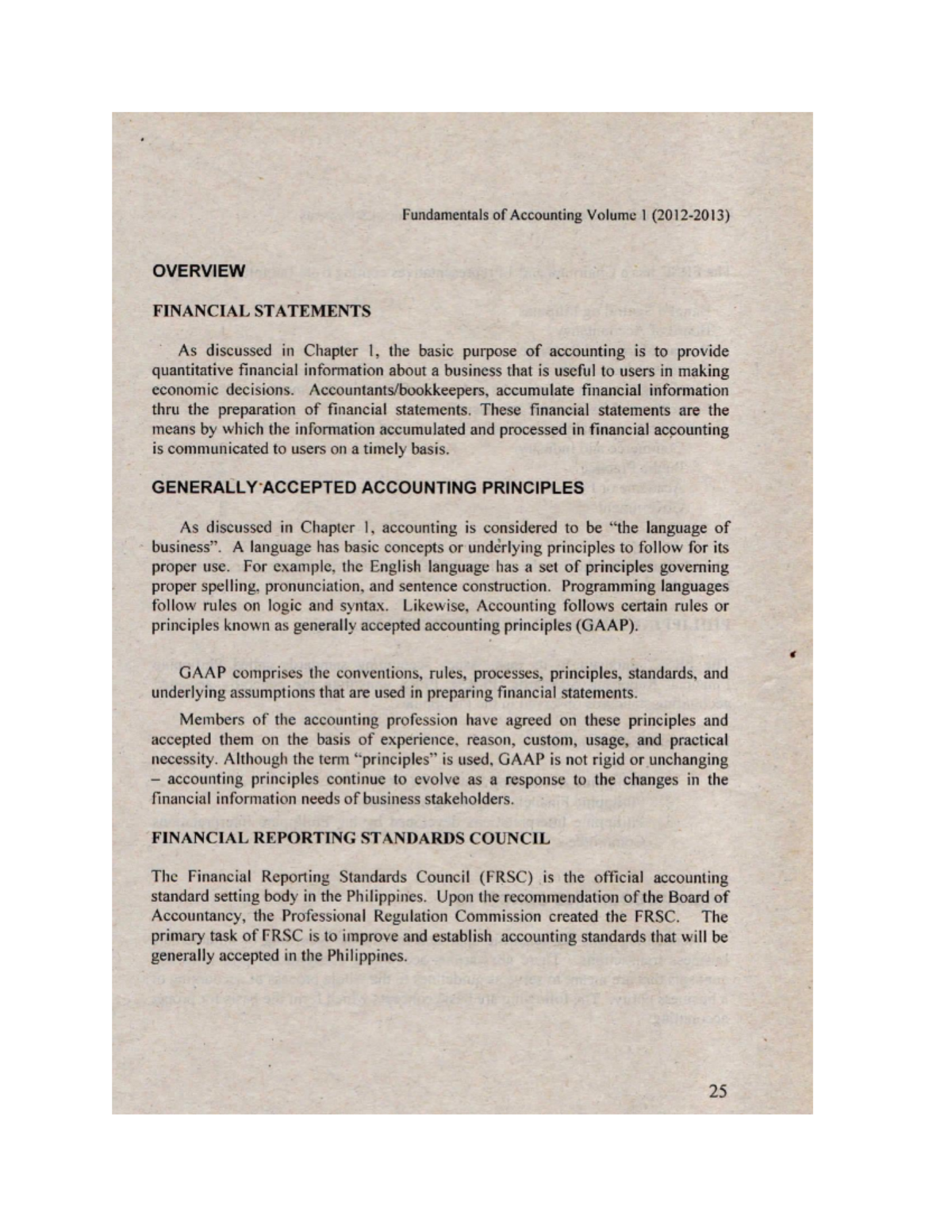 Chapter 2 Accounting Concepts AND THE Financial Statements 1 - Basic ...