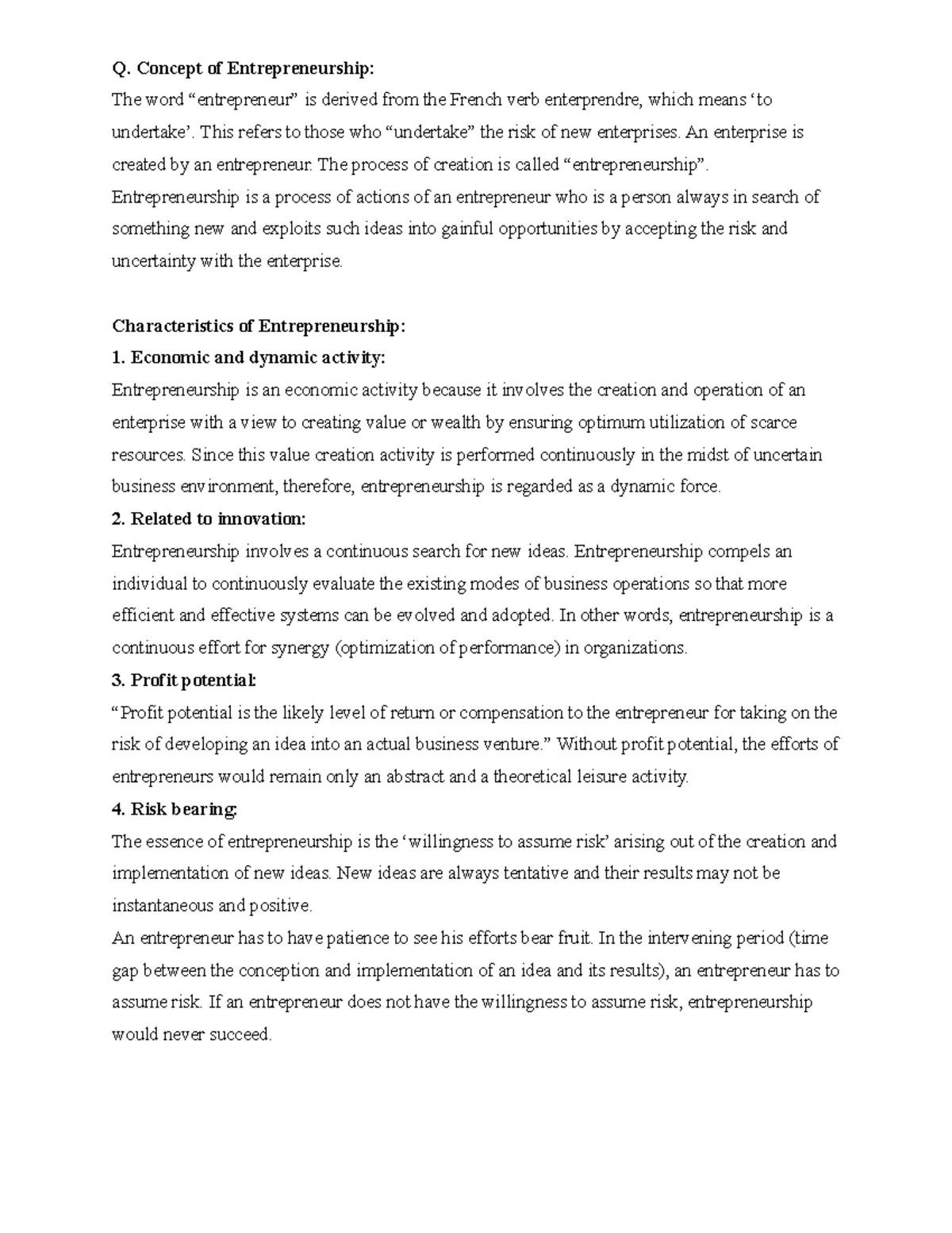 Startup Notes - it is useful for mba 2nd semester osmania university ...