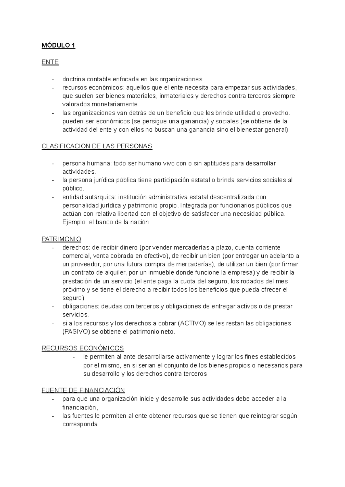 Videos soporte contabilidad - MÓDULO 1 ENTE doctrina contable enfocada ...