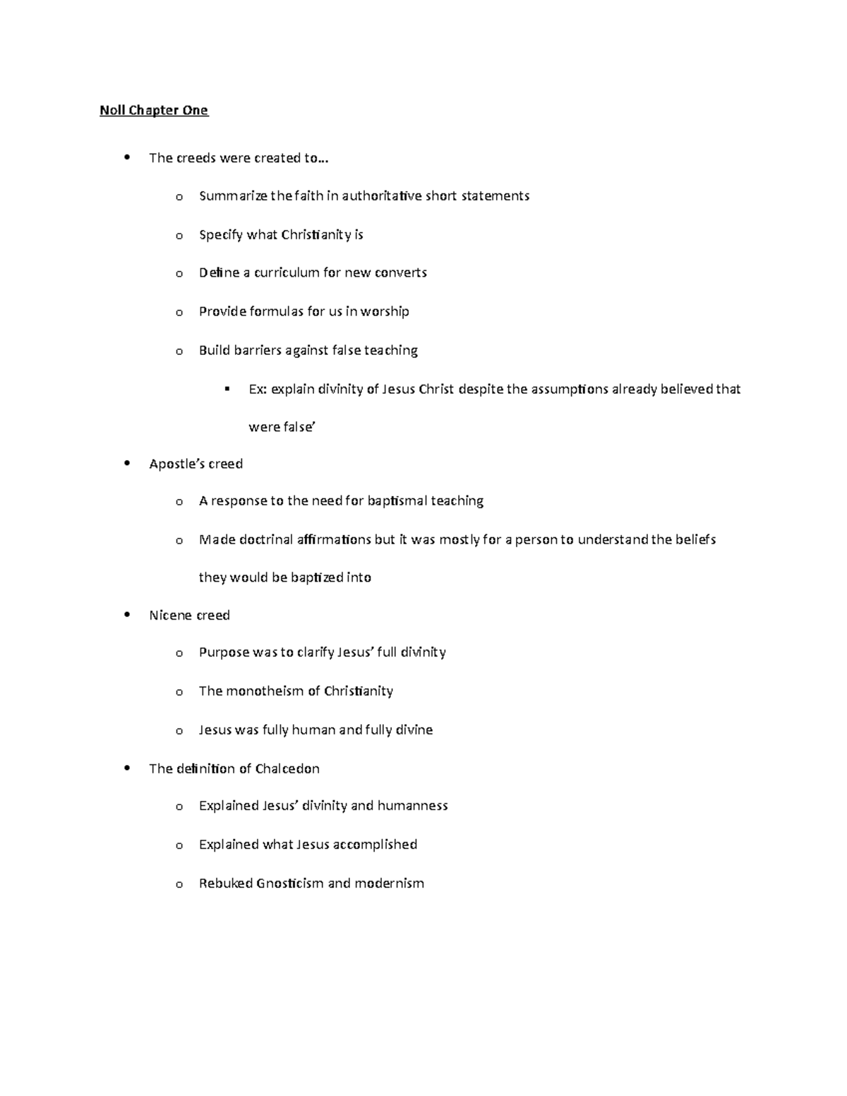 Noll ch 1 reading notes - Jesus Christ and the Life of the Mind - Noll ...