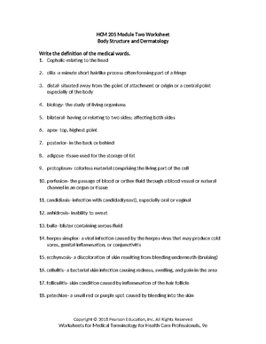 HCM 205 Module Six Worksheet - HCM 205 Module Six Worksheet Digestive ...