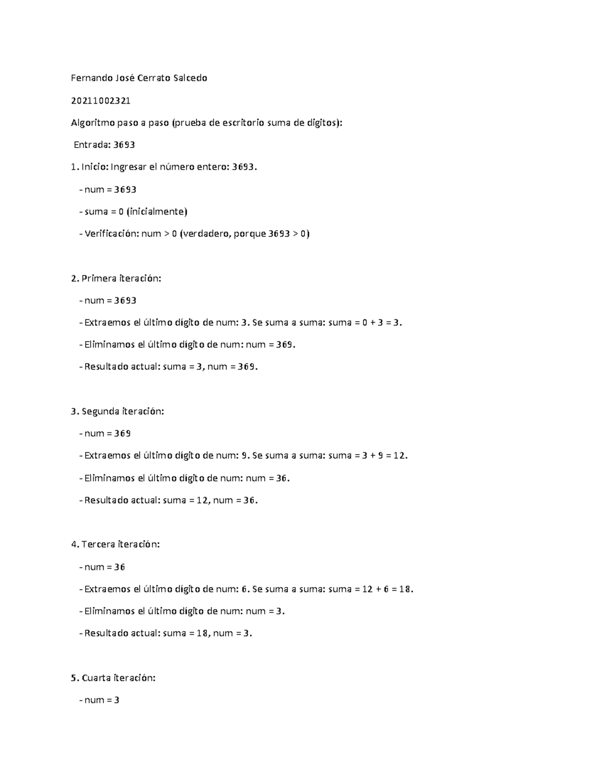 Prueba de escritorio 1 - Fernando José Cerrato Salcedo 20211002321 ...