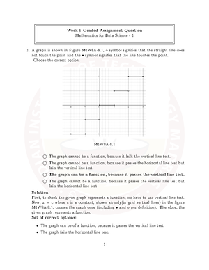 IIT M Qualifier EXAM QPA1 - Notations : 1 shown in green color and with ...
