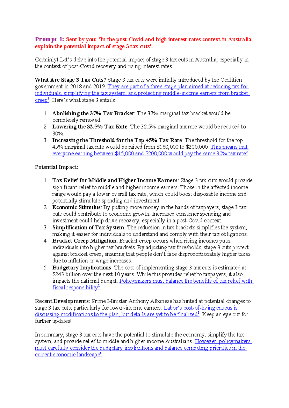 PART 1 Chat Gpt Essay Conversation - Prompt 1: Sent by you: 'In the ...