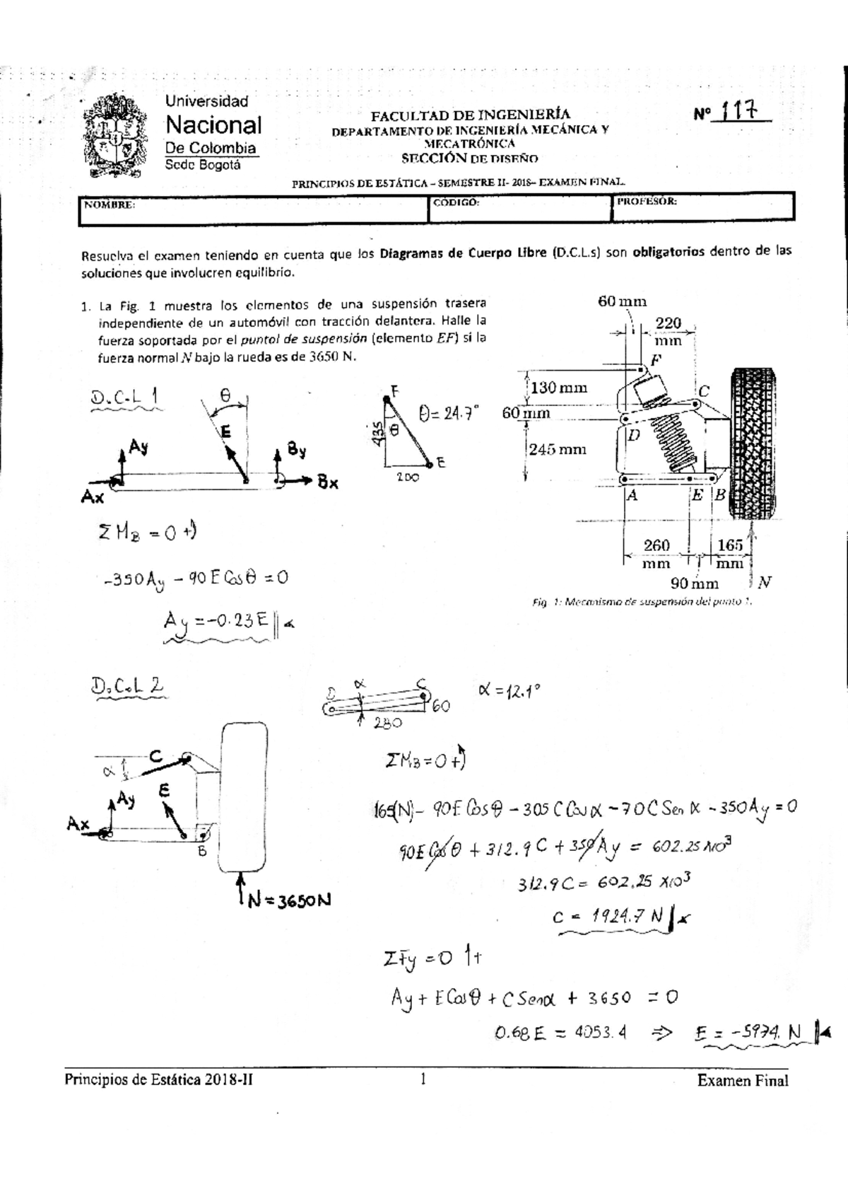 Solucionario P4 Estática-2 - Estatica de materiales - Studocu