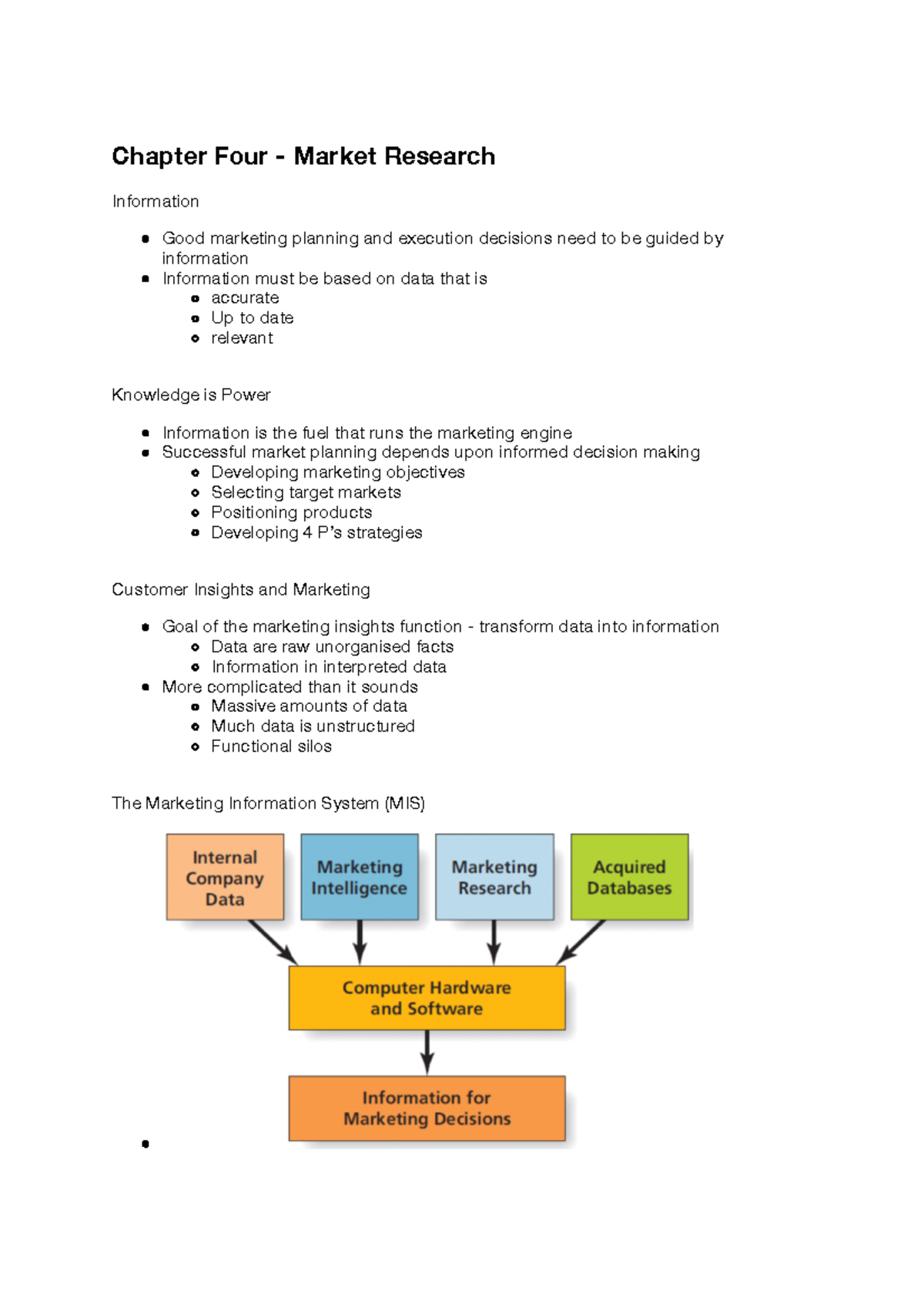 Chapter 4 - Market Research - Chapter Four - Market Research ...