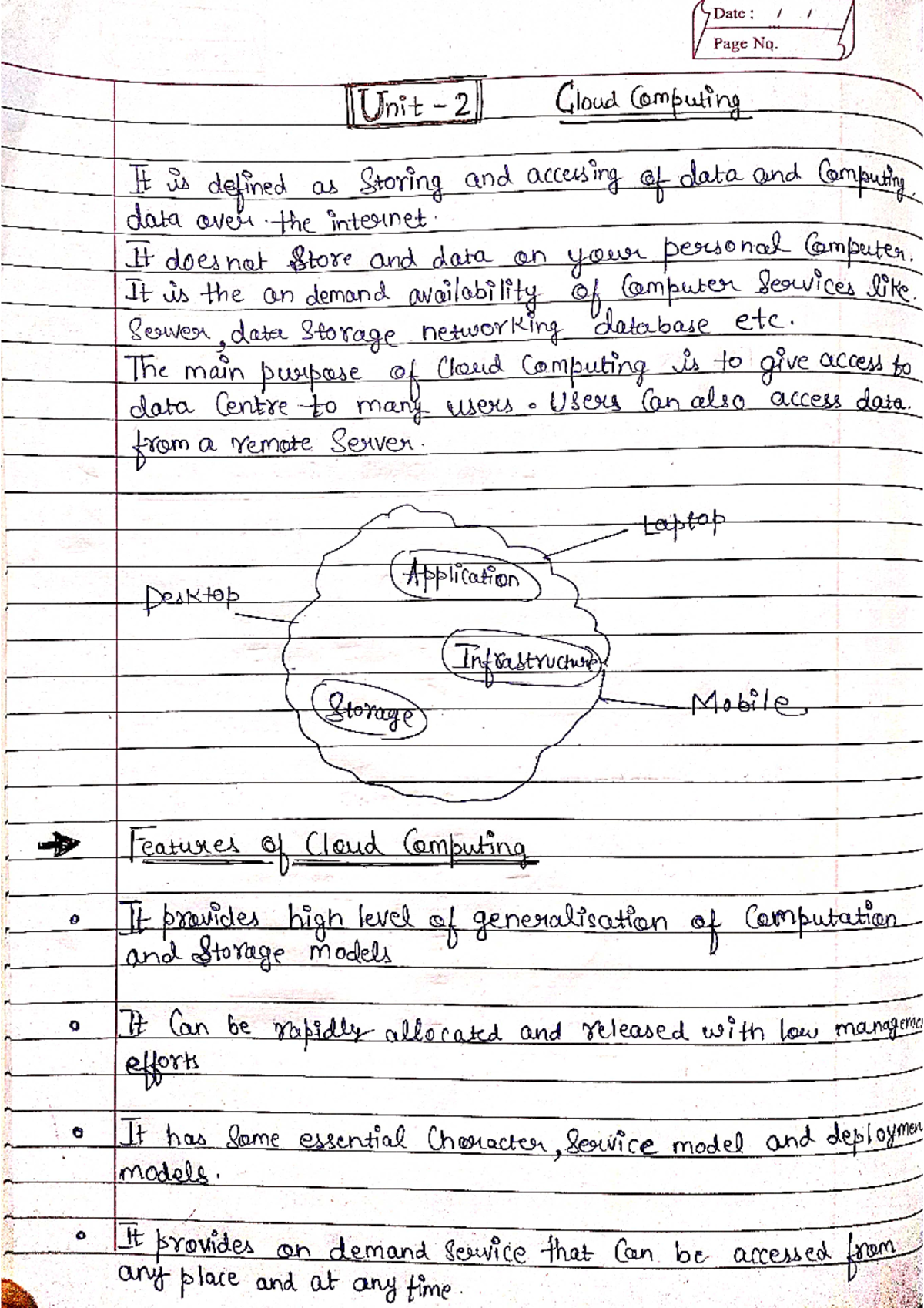 Doc Scanner 20 Dec 2021 4.20 pm - Date: Page No. Unit 2 Gloud Computing ...