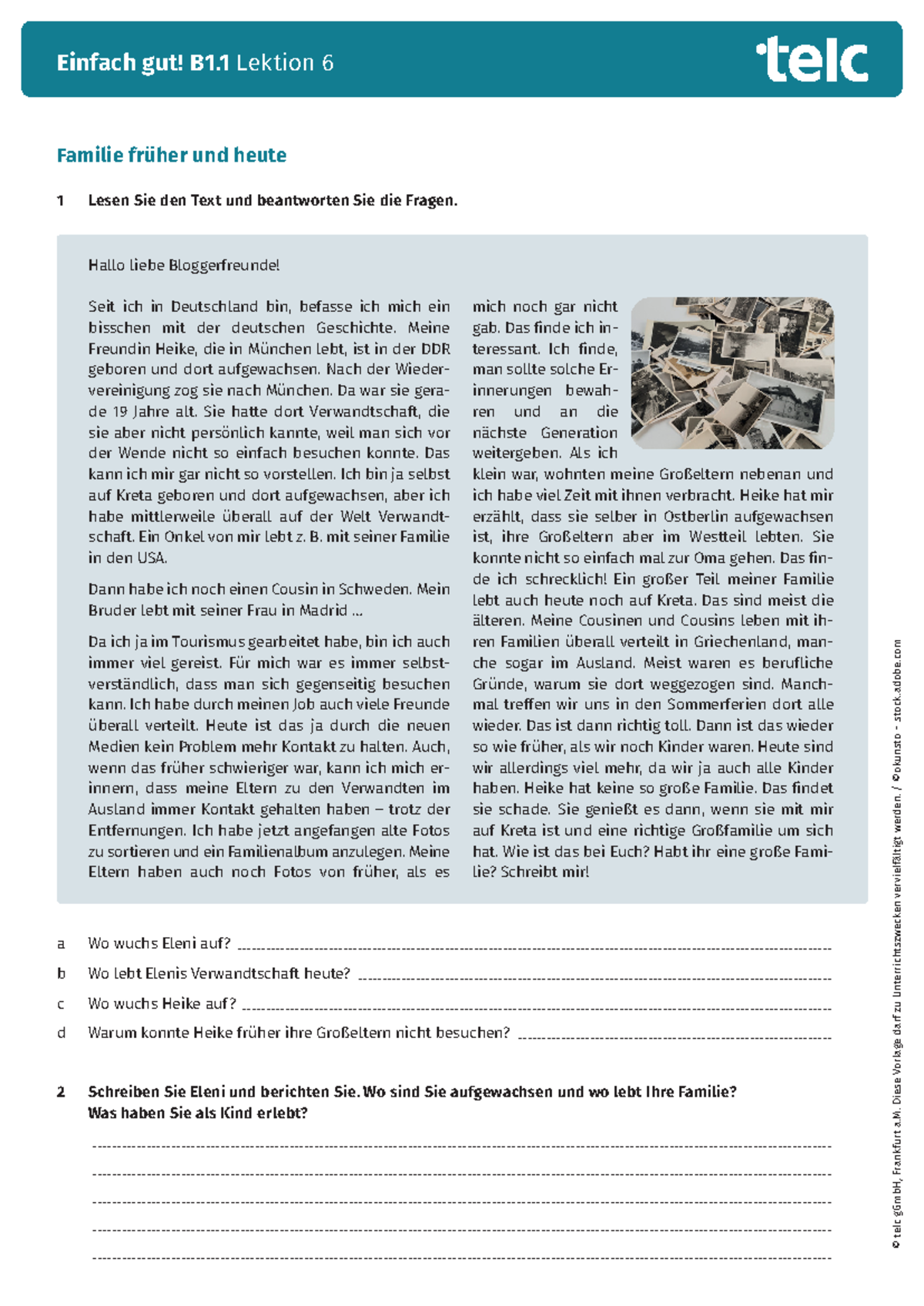 Einfach gut B1 - Telc Deutsch b1 lesen verstehen - Einfach gut! B1 ...