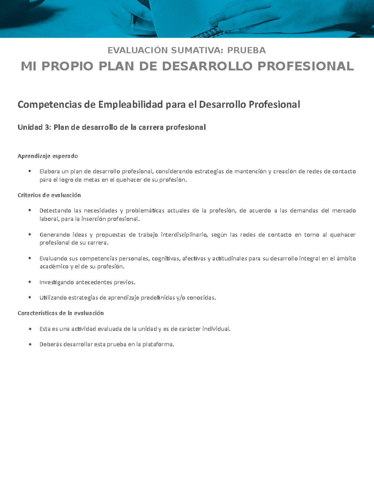 FGEP01 U3 ES9 - MI PROPIO PLAN DE DESARROLLO PROFESIONAL - Competencias ...