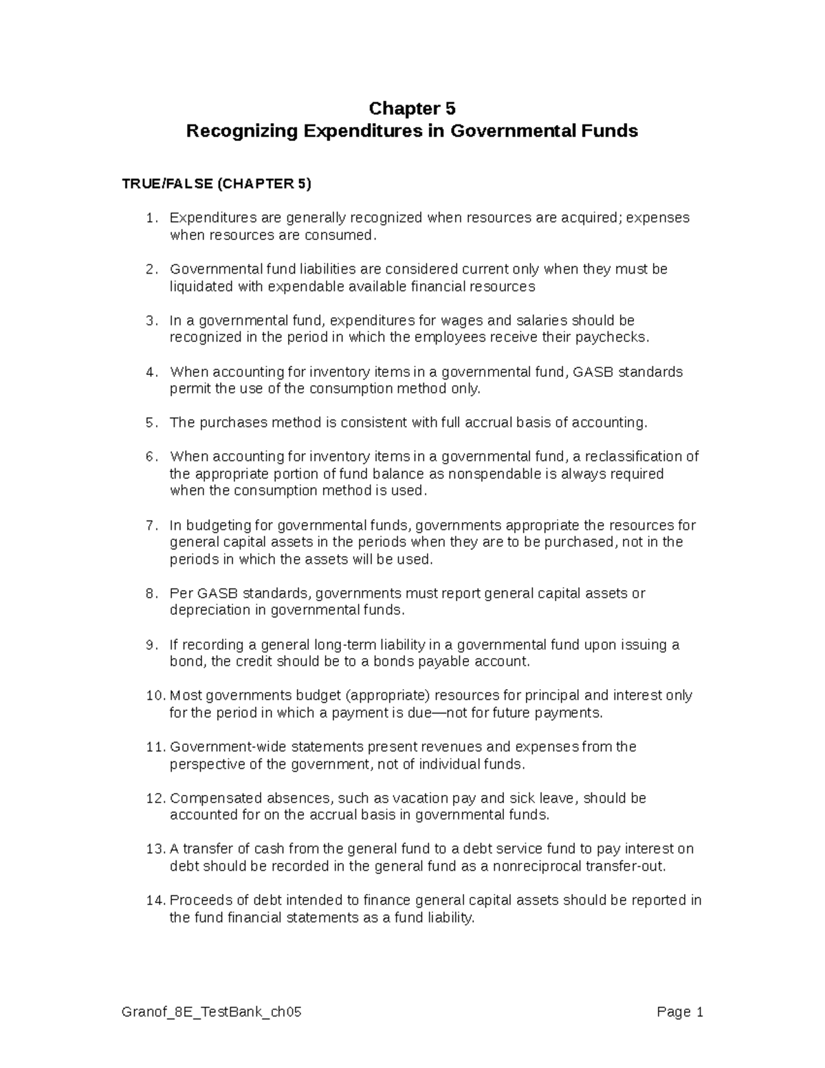 governmental-accounting-chapter-5-test-bank-chapter-5-recognizing