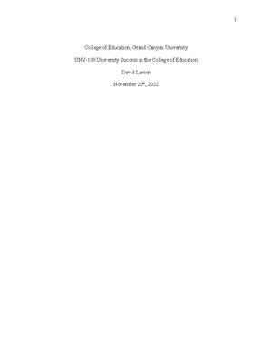 Disposition Essay - Grade: A - Disposition Essay Orenthal Townsend ...