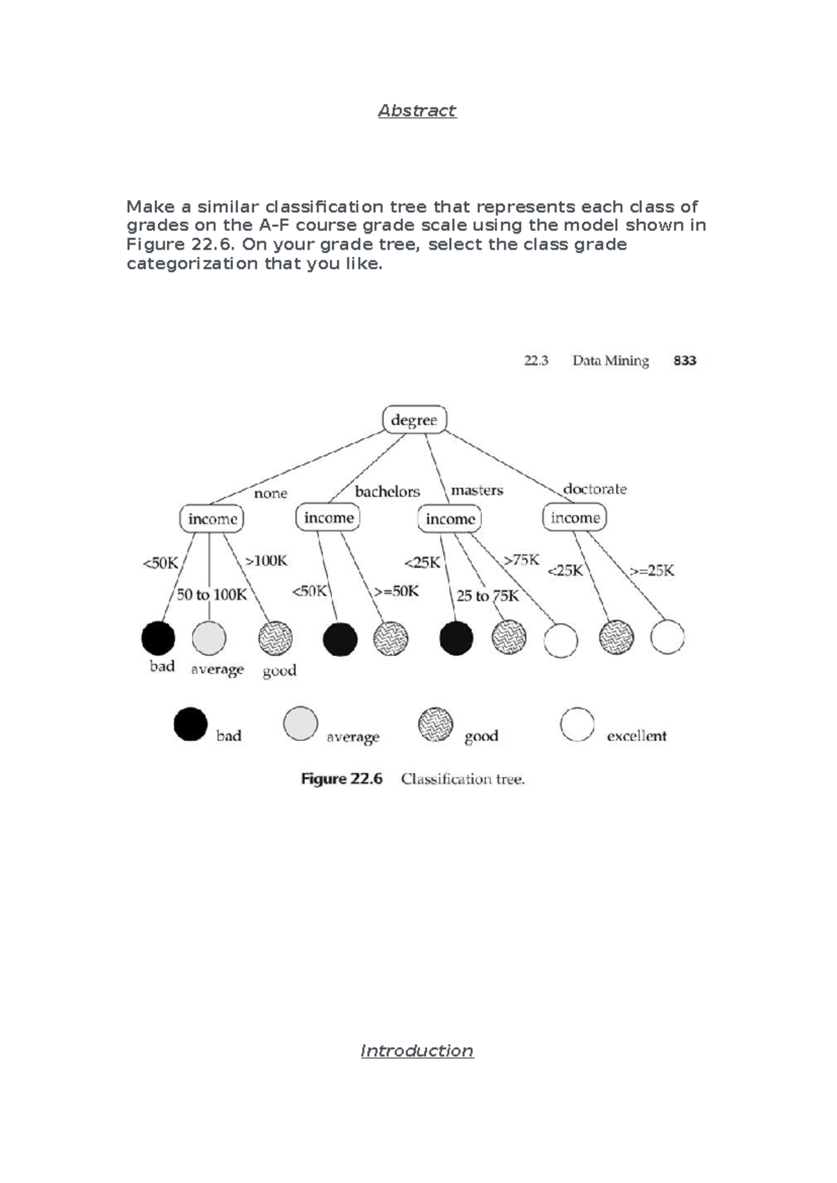 7 - dftghjkl - Abstract Make a similar classification tree that ...