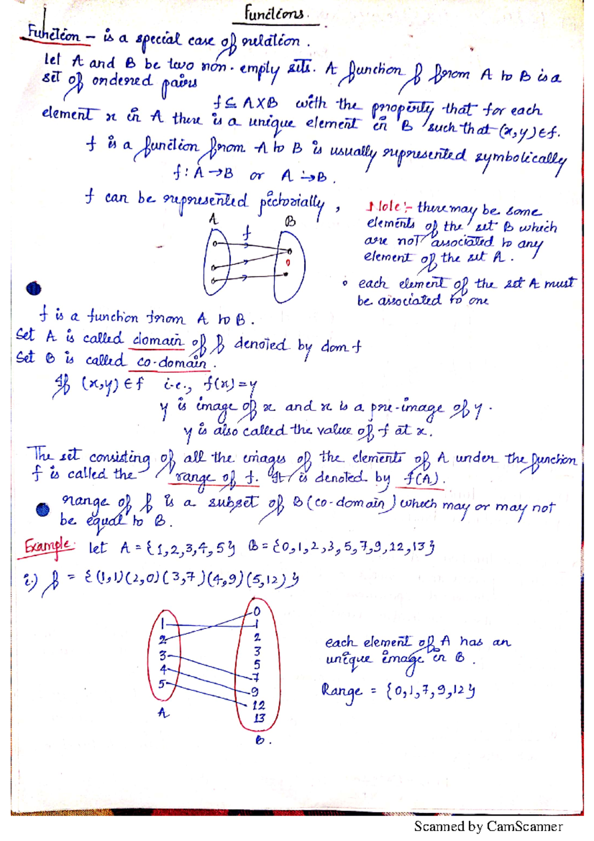 Functions - B.tech - Studocu