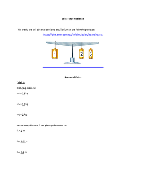 Circular Motion Lab - Essay - Lab: Uniform Circular Motion This week ...