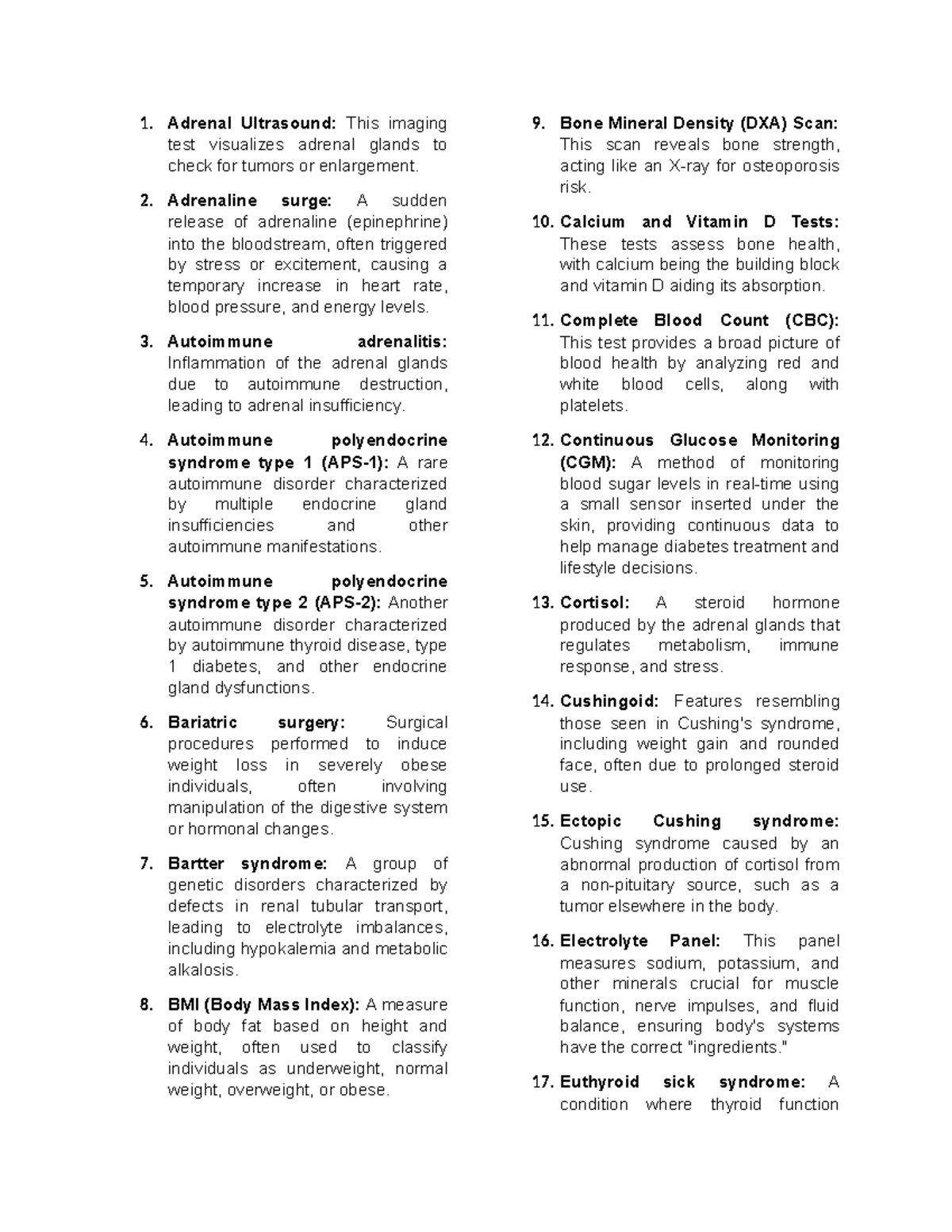 Memory Gems endocrine - Adrenal Ultrasound: This imaging test ...