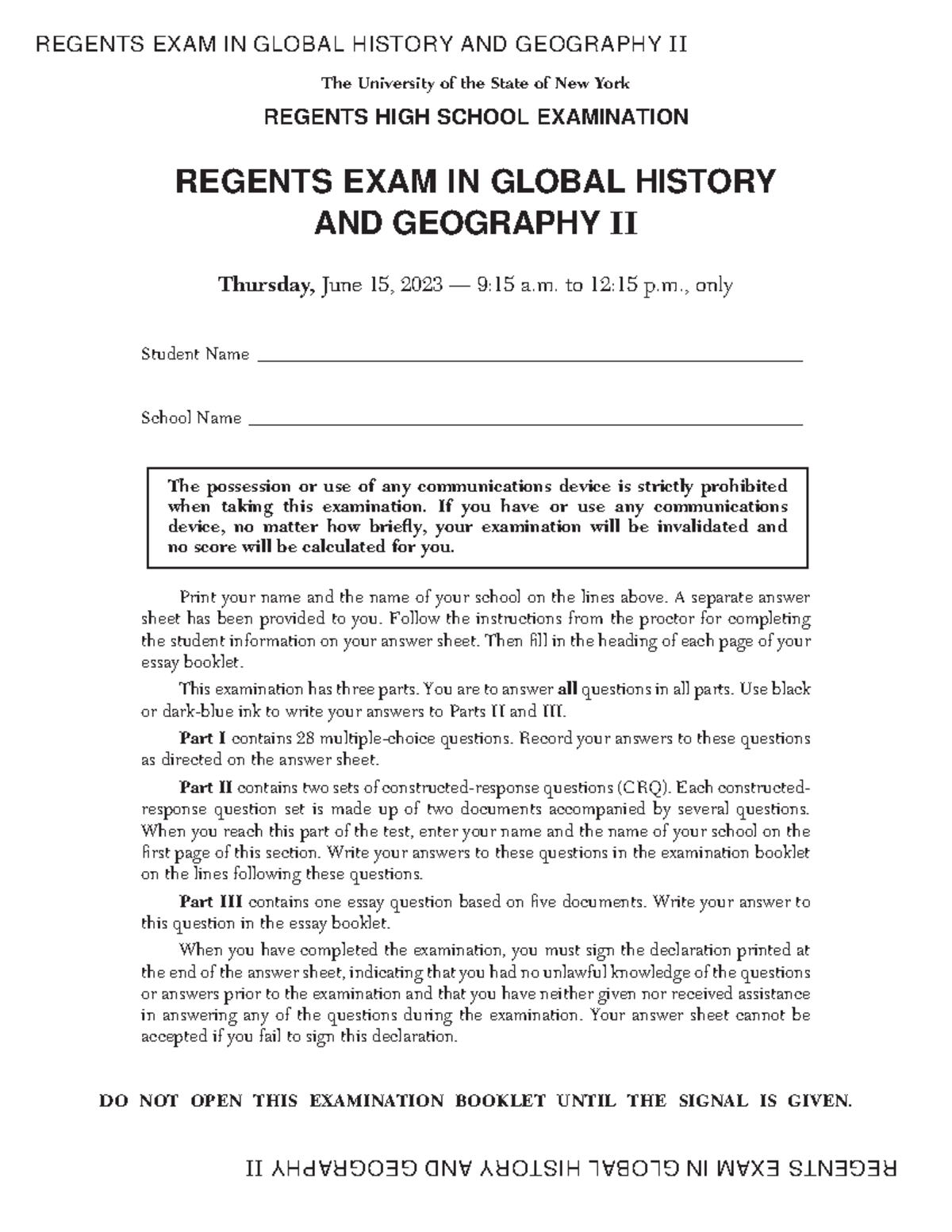Glhg2-62023-examw - its math - REGENTS EXAM IN GLOBAL HISTORY AND ...