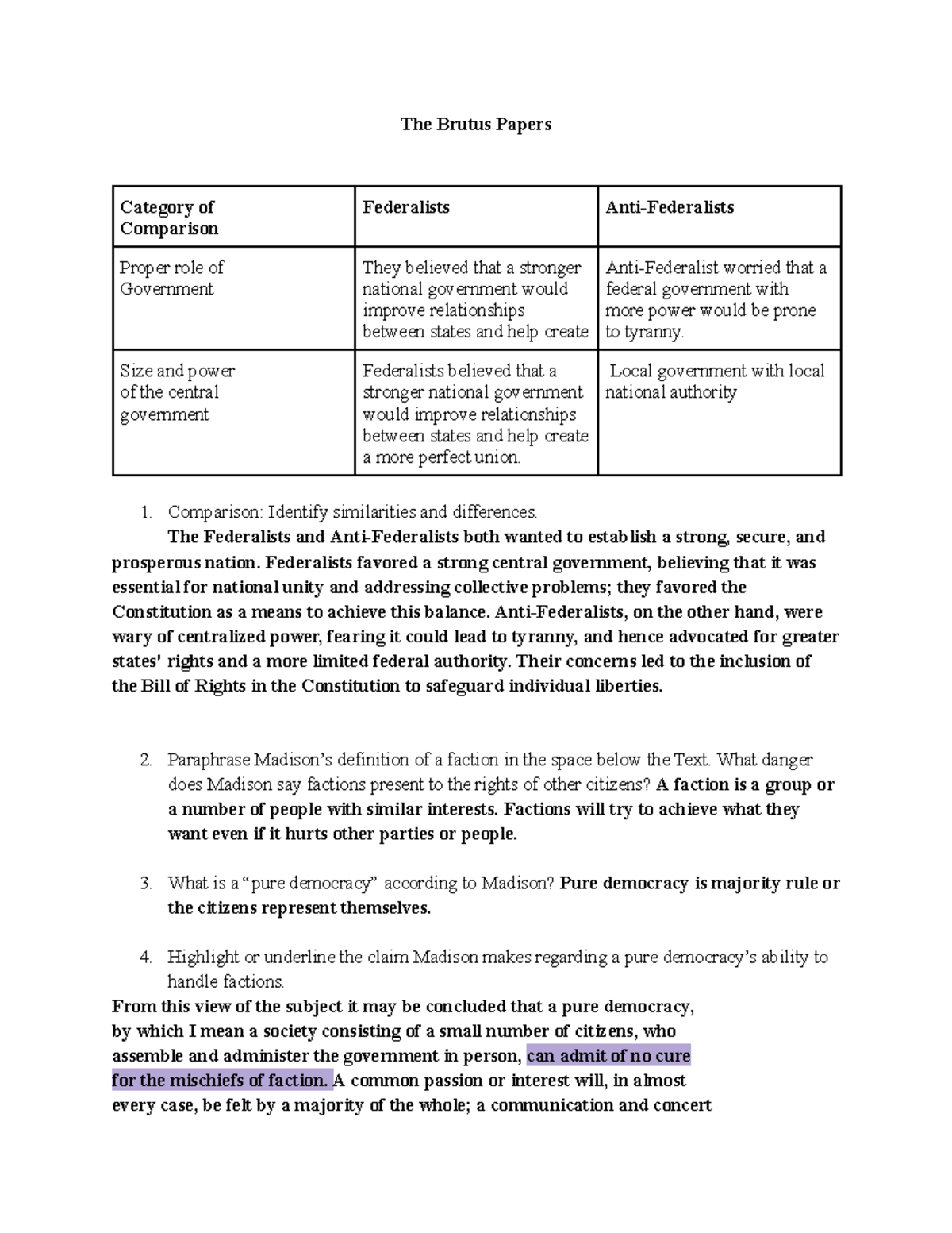 The Brutus Papers - gov - The Brutus Papers Category of Comparison ...