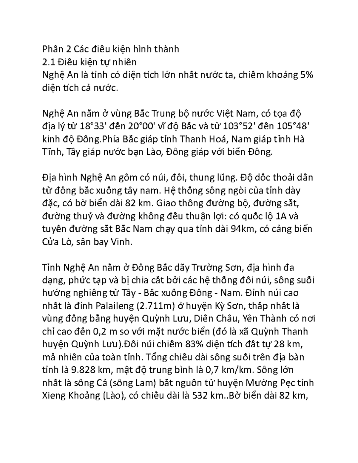Phần 2 Các điều kiện hình thành - Phầần 2 Các điềầu ki n hình thànhệ 2 Điềầu ki n tệ ựnhiền Ngh ...