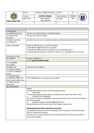 Grade 12 module Aquatics - Lesso n 1 Aquatic Activities - Snorkeling ...