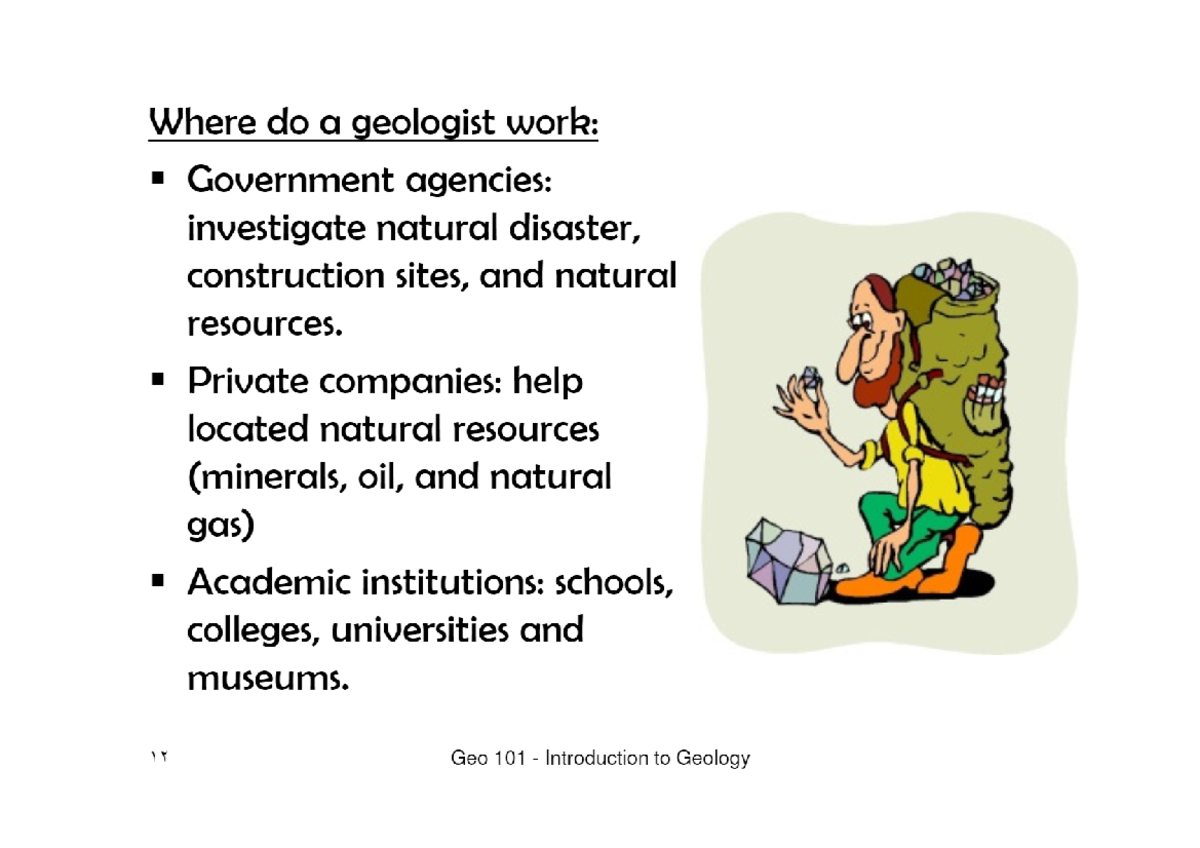 Geo 101 Physical Geology 2 - GLY 101 - Studocu