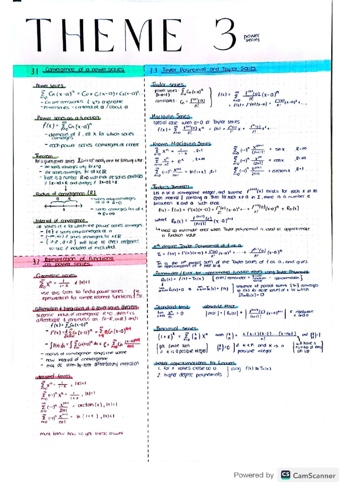 WTW238 Theme 3 Summary - WTW 238 - Studocu