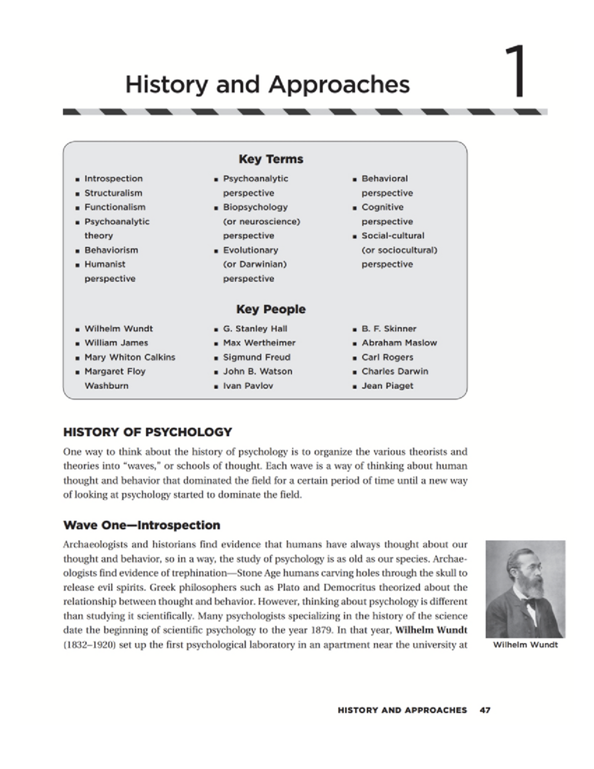 AP Psychology Condensed Readings 1 - History and Approaches - Studocu