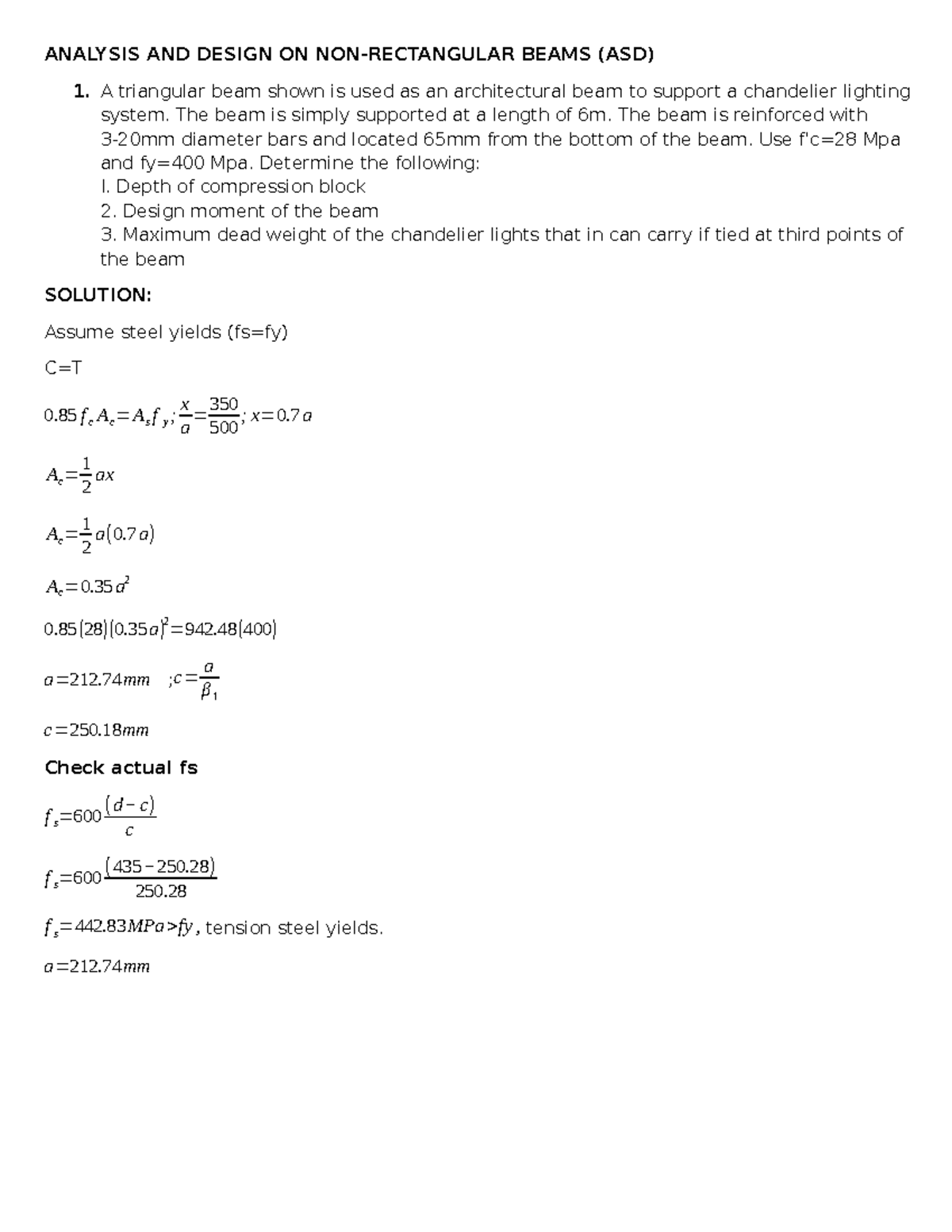 Analysis AND Design ON NON - ANALYSIS AND DESIGN ON NON-RECTANGULAR ...