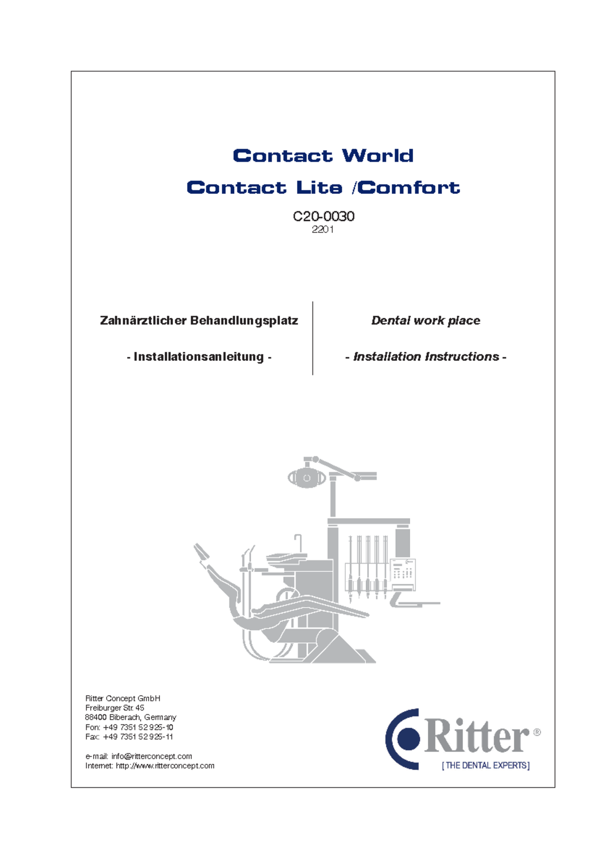 03 IFU Installation C20-0030-2201 - Ritter Concept GmbH Freiburger Str ...