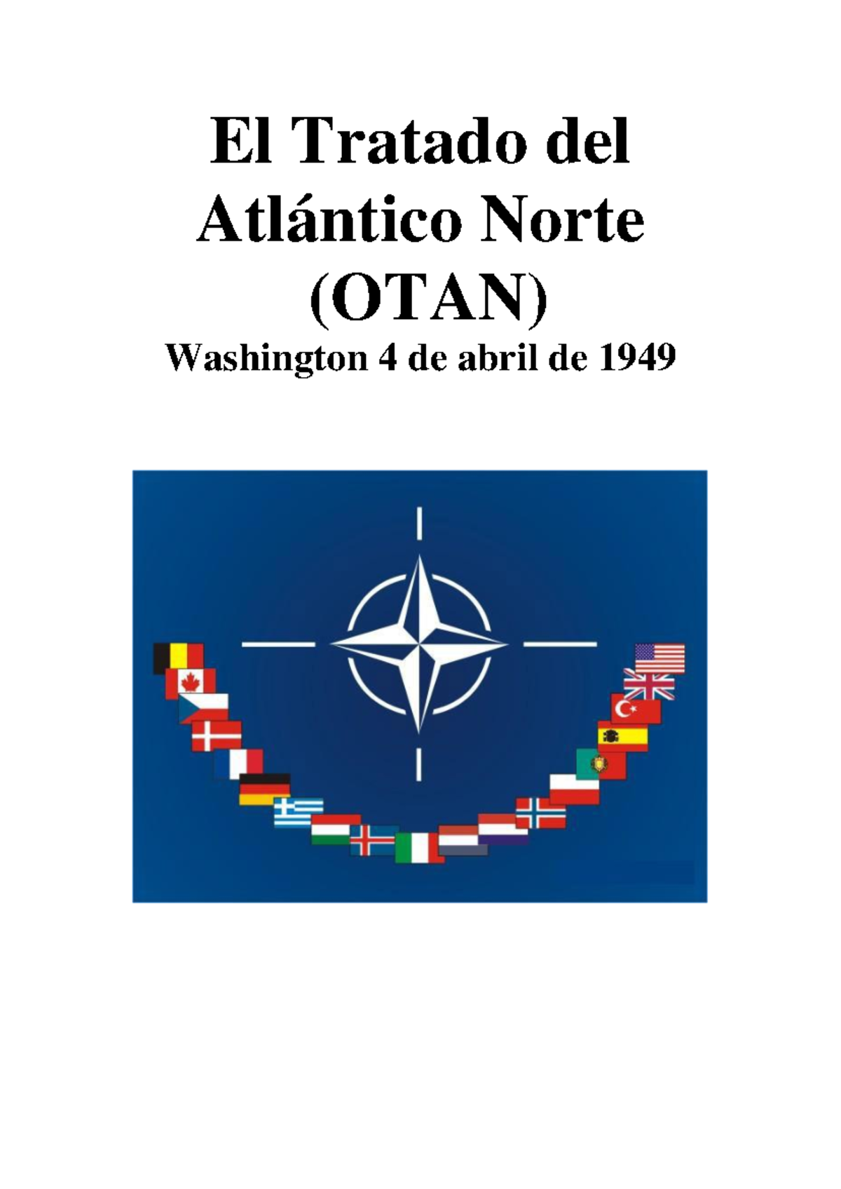 muestra subrayado OTAN - El Tratado del Atlántico Norte (OTAN ...
