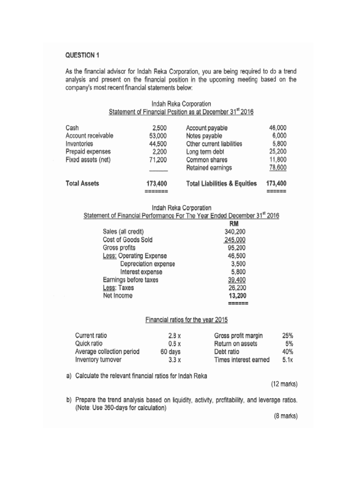 TEST FIN420 - Financial Management - Studocu