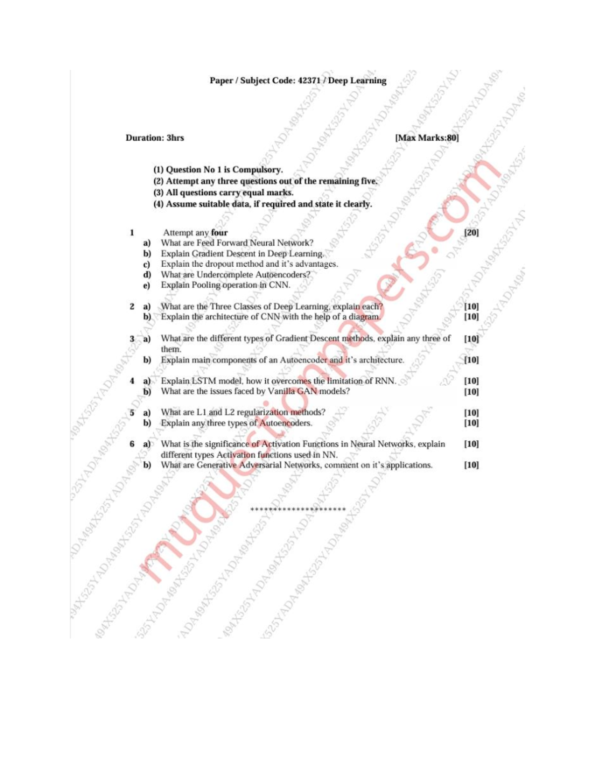 DL PYQ 2024 QB soln - Question Bank Solution - What are Feed Forward ...