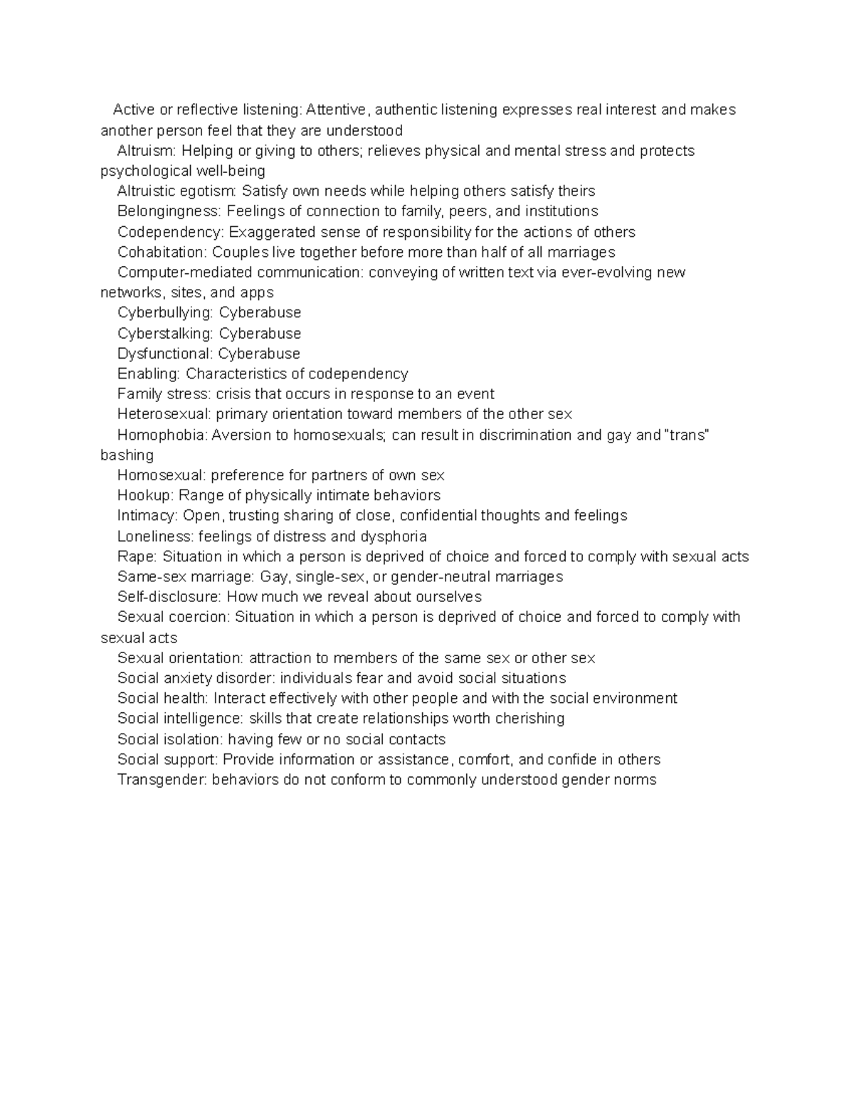 Chapter 6 key terms - Active or reflective listening: Attentive ...