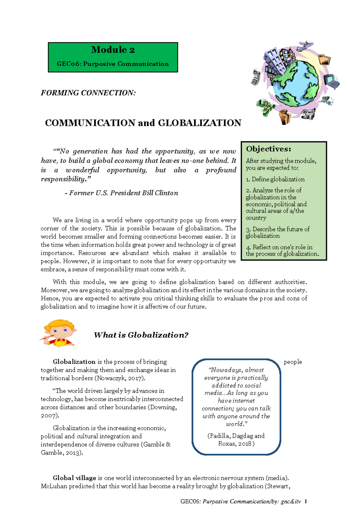 Copy of GEC 6. Module 2- Forming Connection (student copy) - FORMING ...