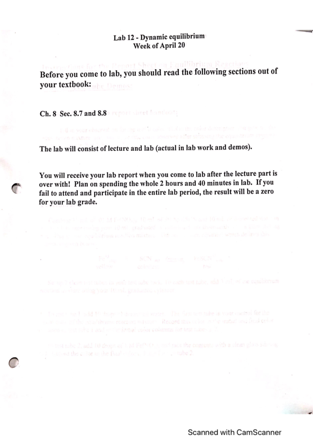 Chem 130 Ch 13 Lab 12 - Chem 130 Ch 13 Lab 12 - CHEM 130 - Studocu