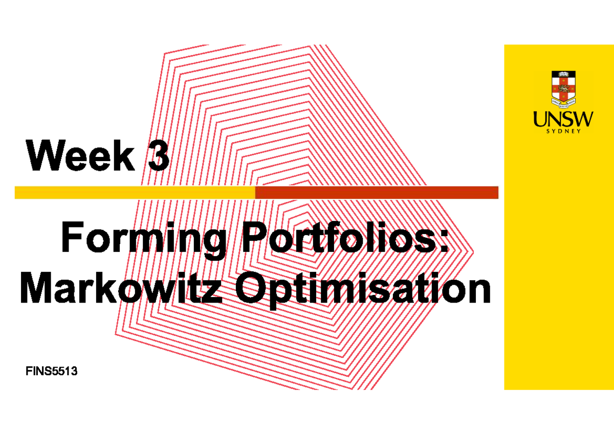 Week 3 Worked Examples - practice questions - UNSW SYDNEY Week 3 ...