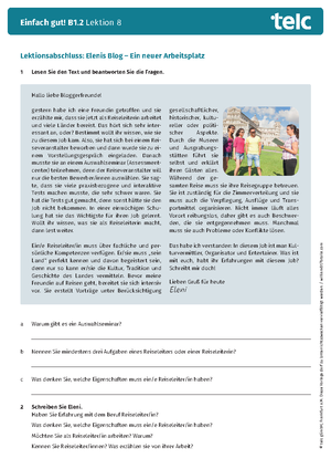 Einfach gut B1 - Telc deutsch b1 lesen verstehen - Einfach gut! B1 ...