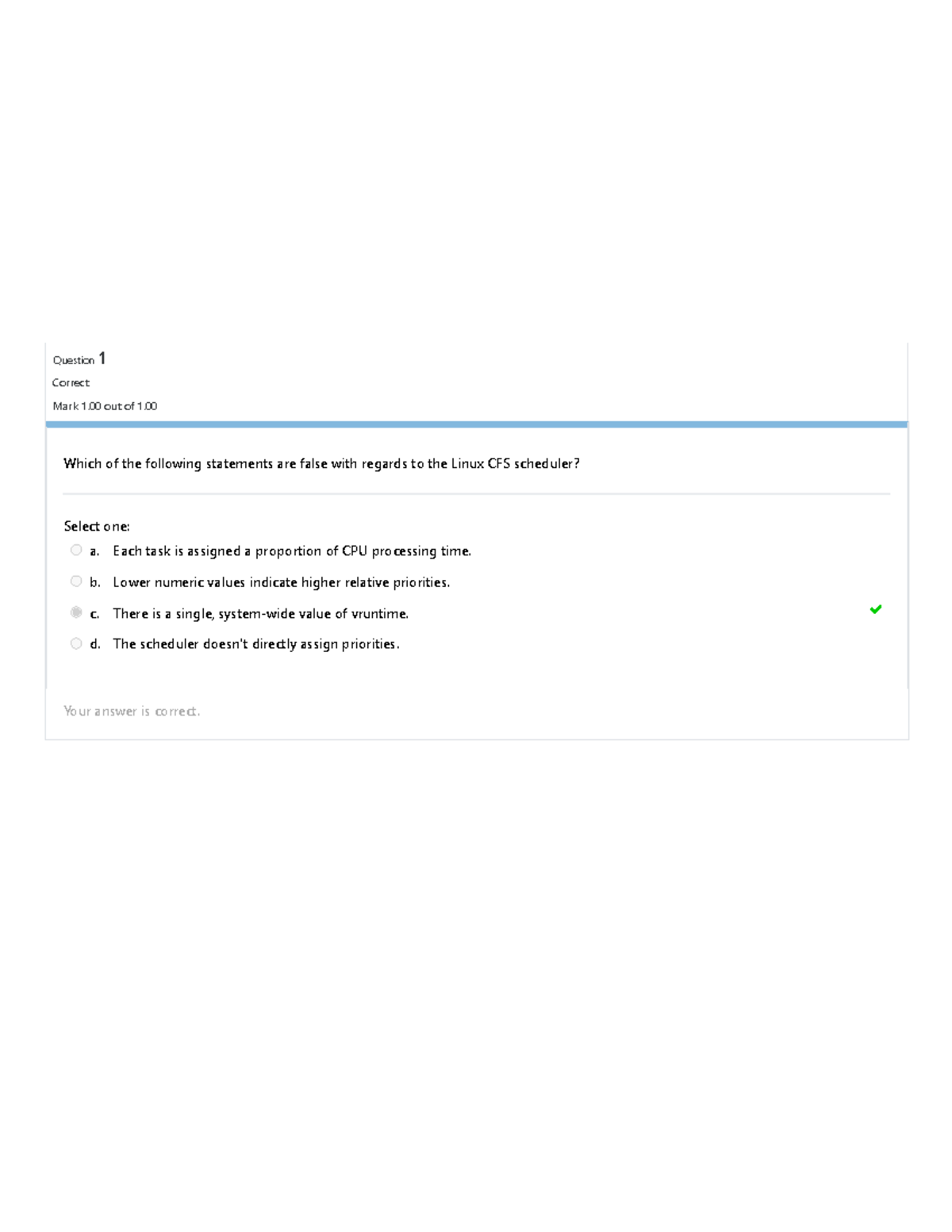CS 2301 Self Quiz Unit4 2021 - 2022 Question with Answers - Started on ... CS 2301 Self Quiz Unit4 2021 - 2022 Question with Answers - Started on ...