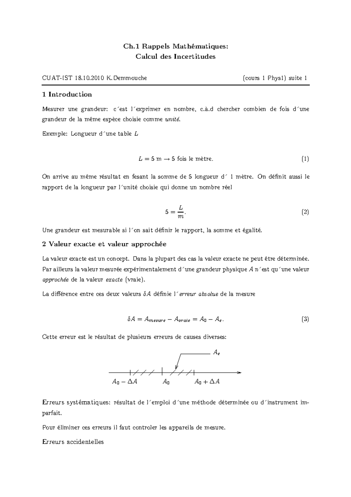 St phys-elect magnet calcul incertitudes - Ch Rappels Mathématiques ...
