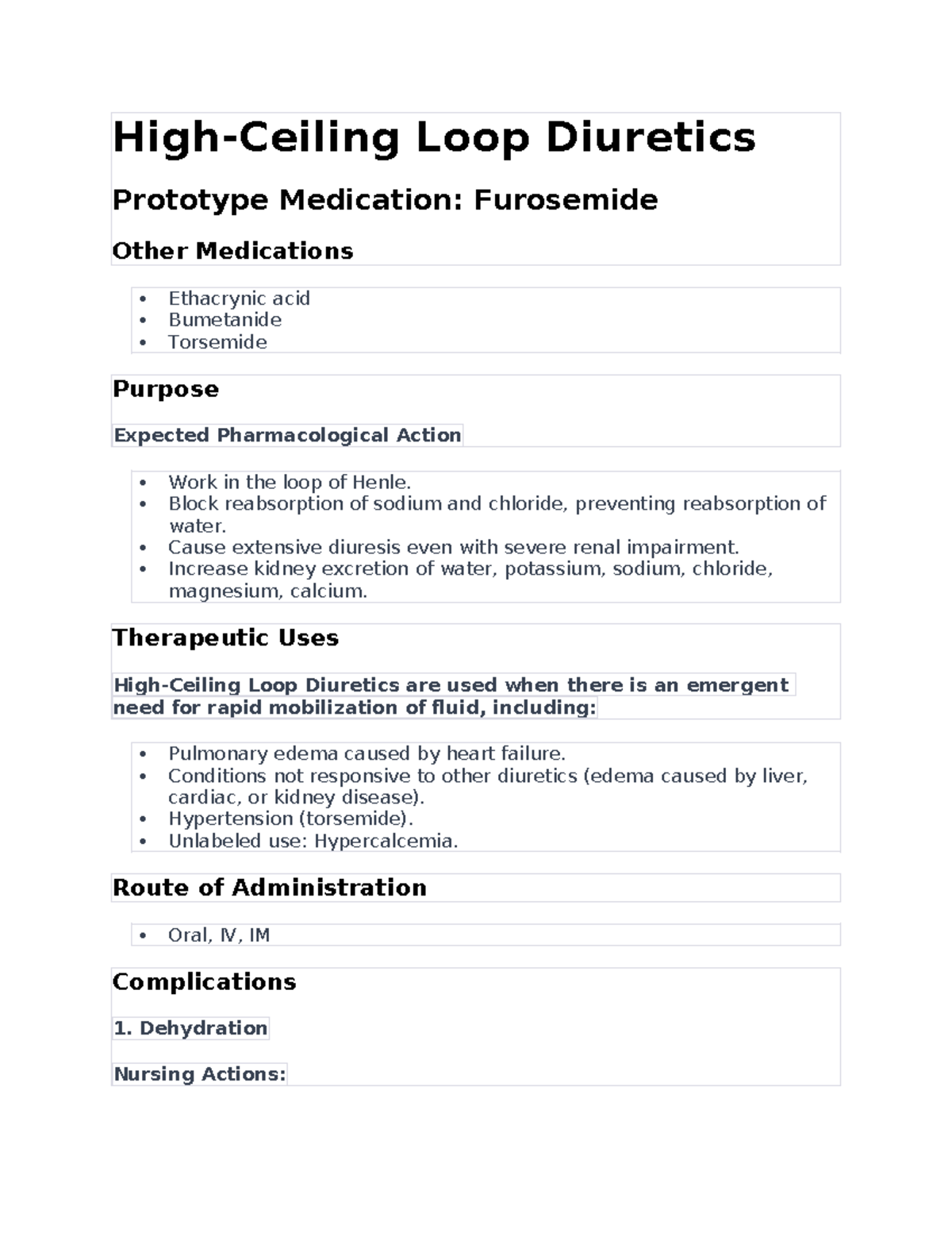 High ceiling loop diuretics - High-Ceiling Loop Diuretics Prototype ...