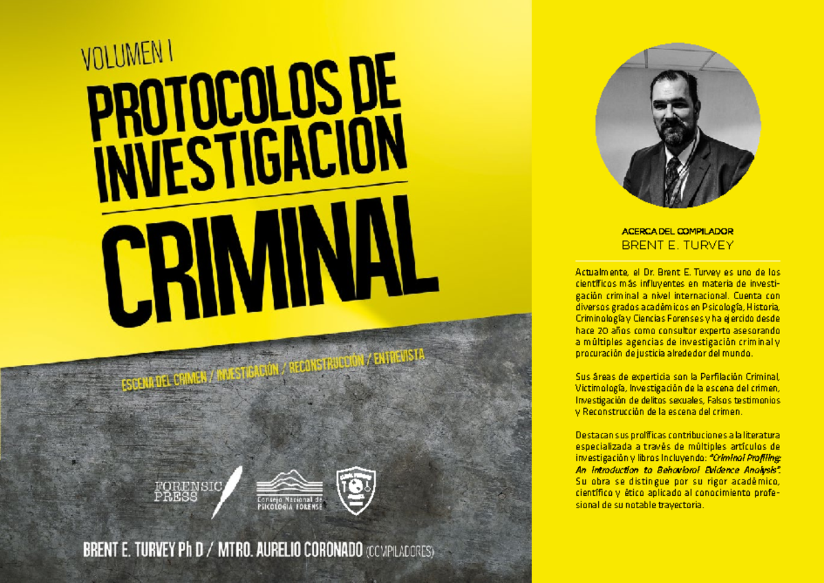Protocolo de la Escena del Crimen - ACERCA DEL COMPILADOR BRENT E ...