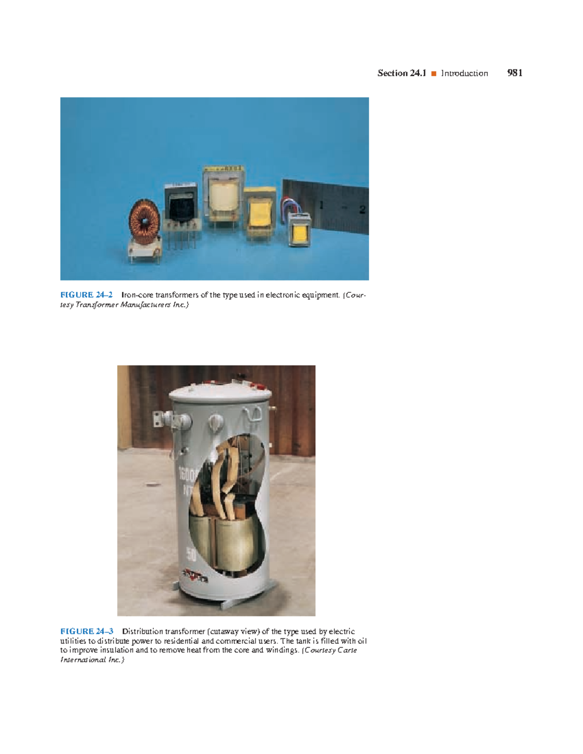 Circuit Analysis (87) - Section 24 Introduction 981 FIGURE 24–2 Iron ...