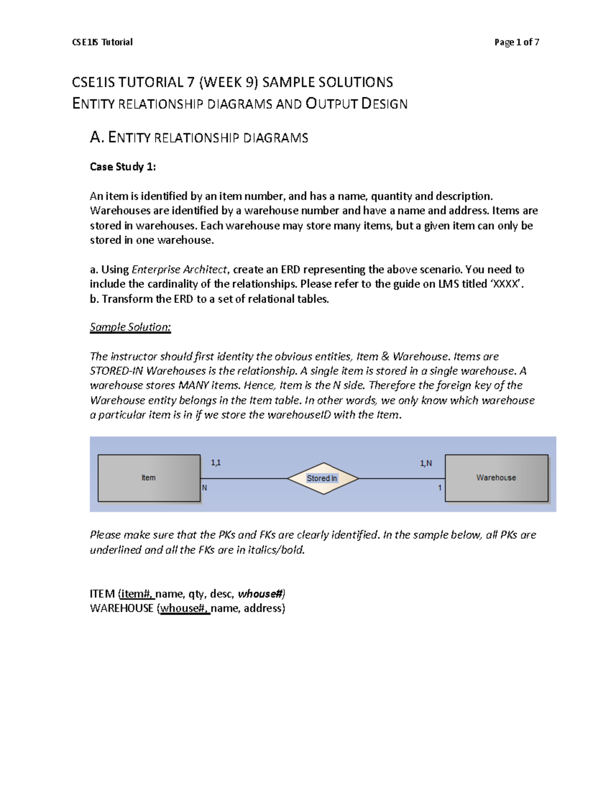 Tutorial 7 Ss Warning Tt Undefined Function 32 Warning Tt Undefined Function 32 Cse1is