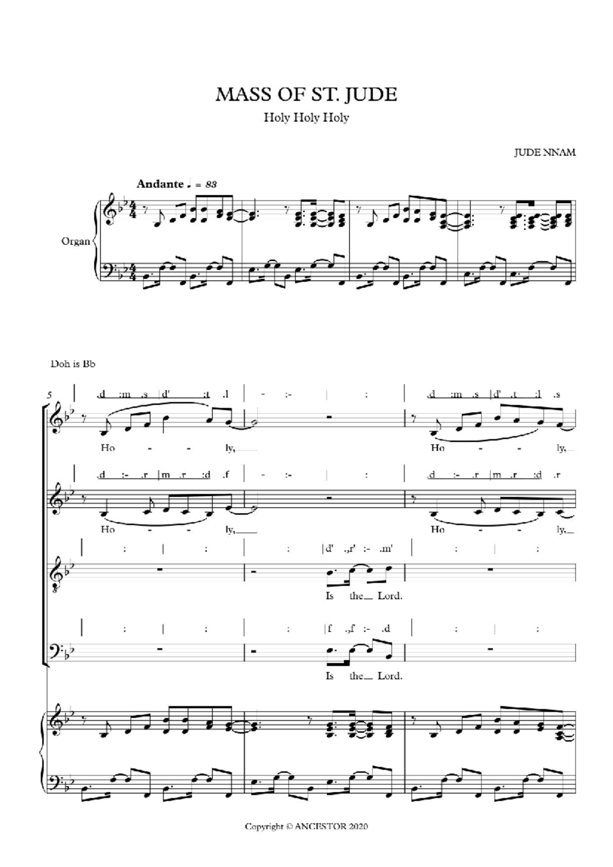 Holy Jude Nnam Mass St Jude - Procurement and Logistics - Studocu