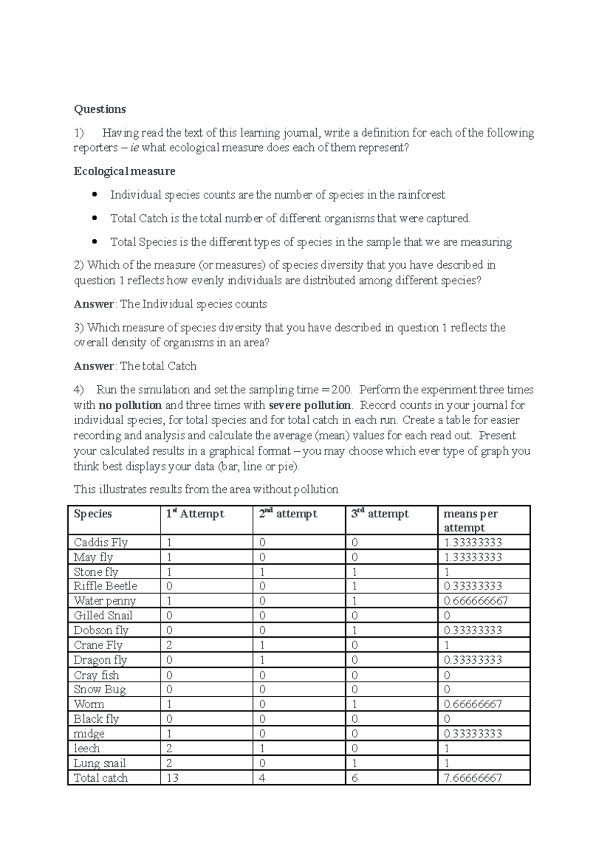 Learning Journal Unit 5 - Questions Having read the text of this ...