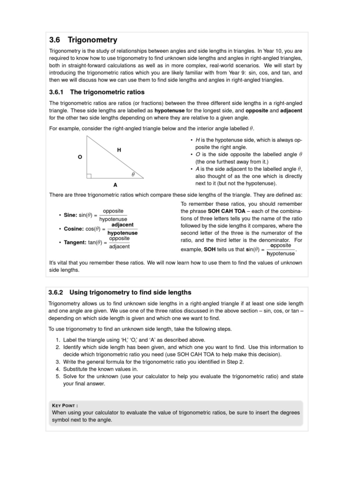 Trig intro - tri - 3 Trigonometry Trigonometry is the study of ...