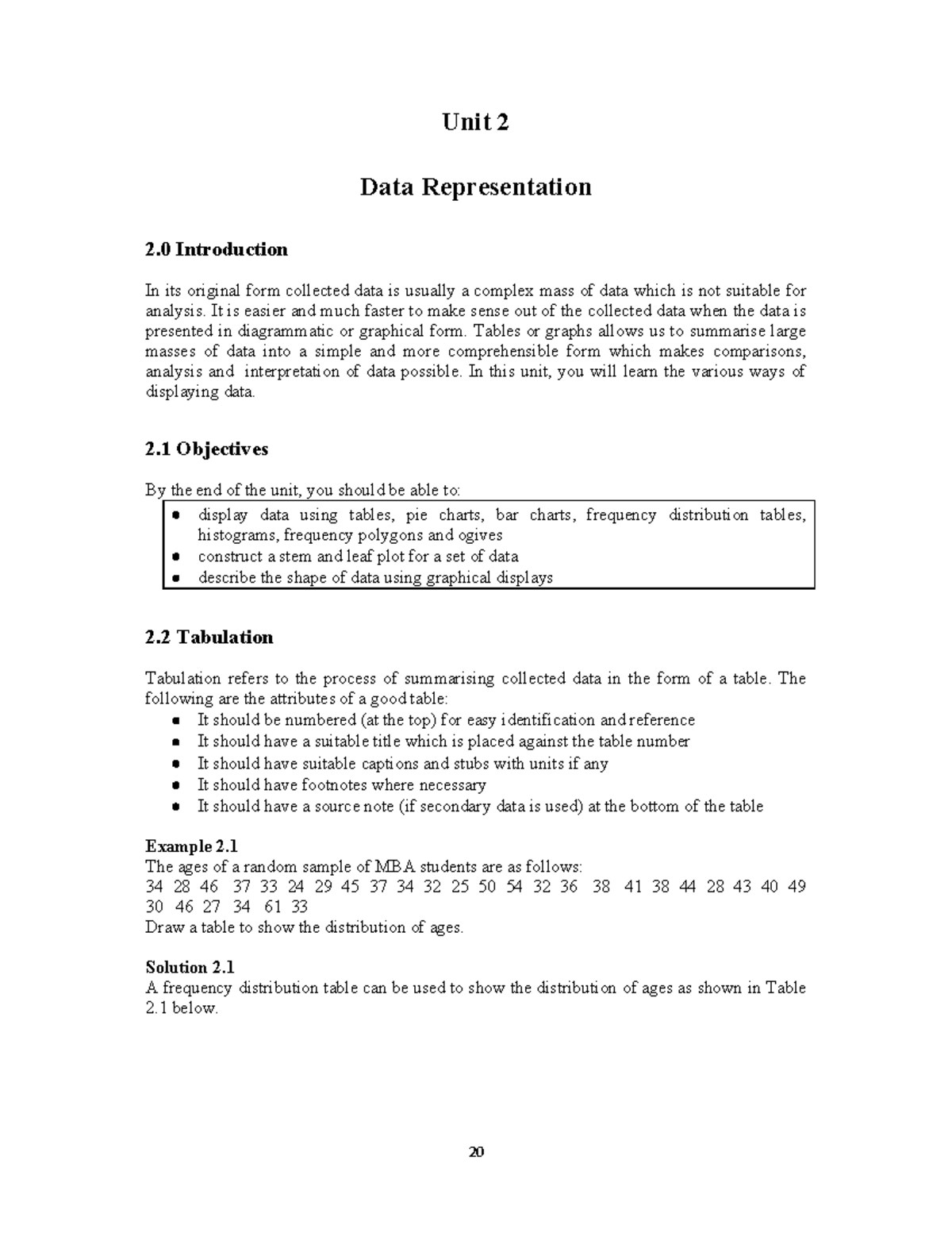 Data Representation - It is easier and much faster to make sense out of ...