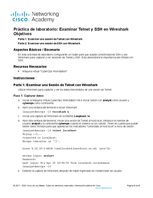 Student CCNA 7 ENSA Part 2 Simulated Hands-on Lab with Cisco Packet Tracer - CCNA 7 ENSA Part 2 ...