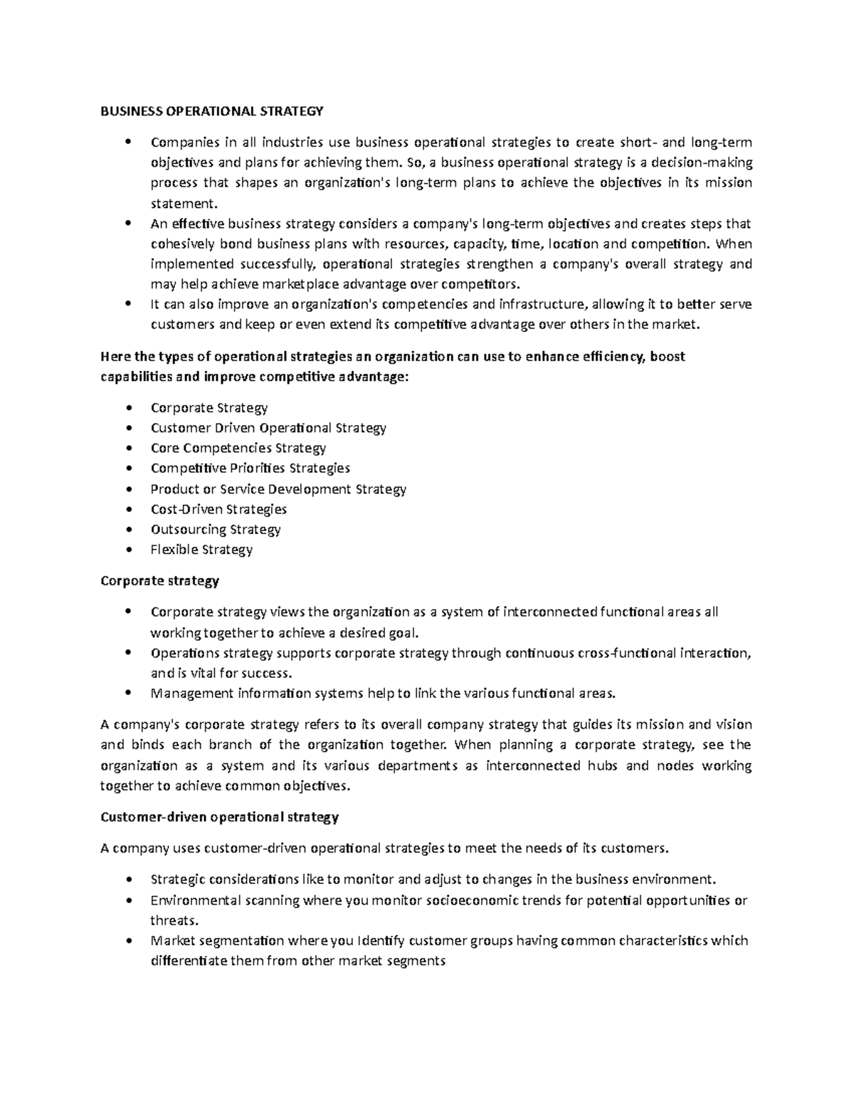 Reporting OM script - zdsvgszv - BUSINESS OPERATIONAL STRATEGY ...