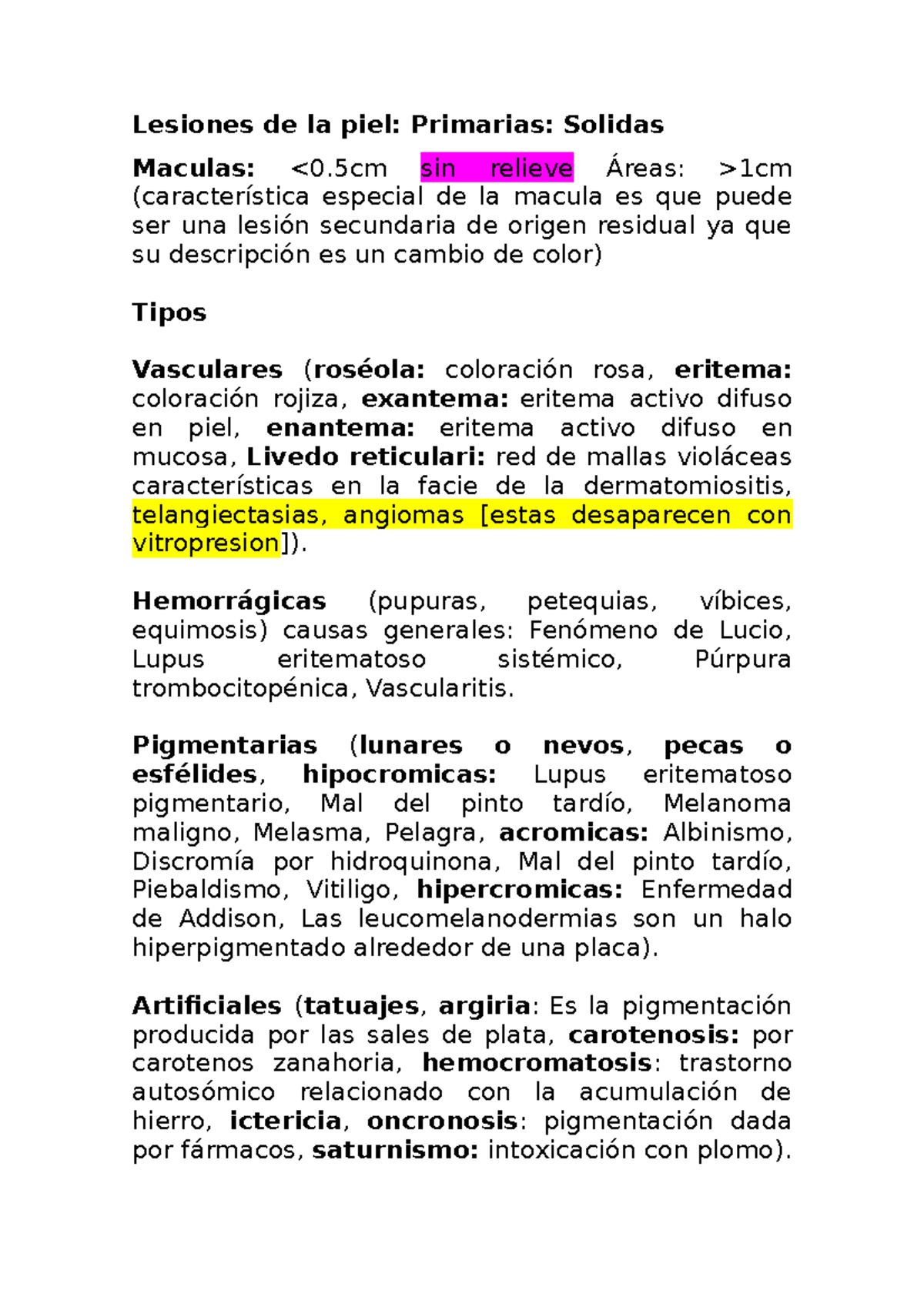 Lesiones - Hemorrágicas (pupuras, petequias, víbices, equimosis) causas ...